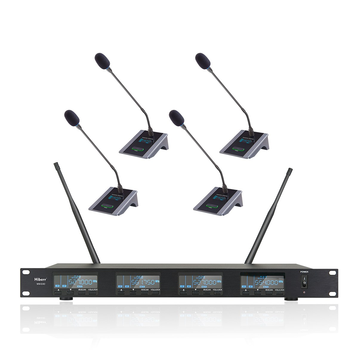 4 Channels UHF Conference Wireless Mic