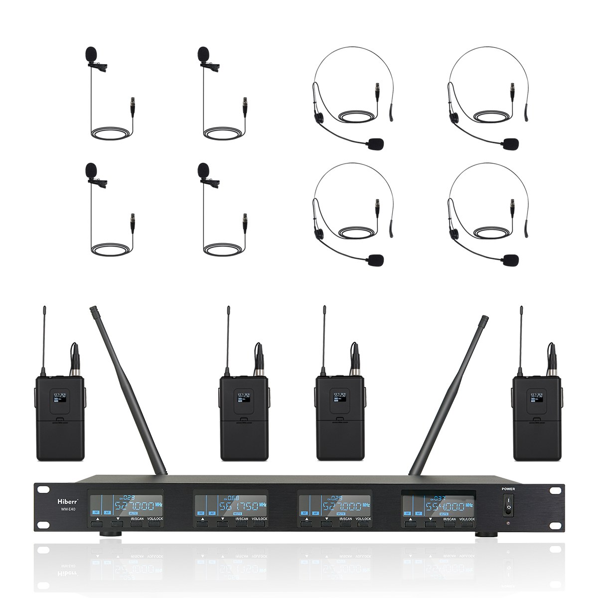 4 Channels UHF Conference Wireless Mic
