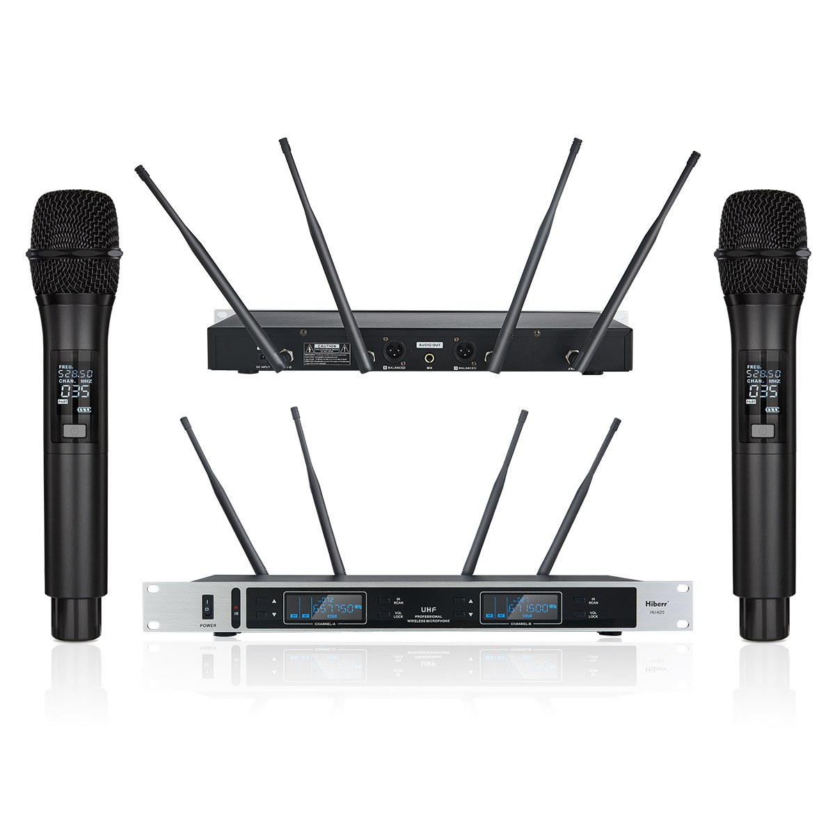 Professional UHF Wireless Microphone System