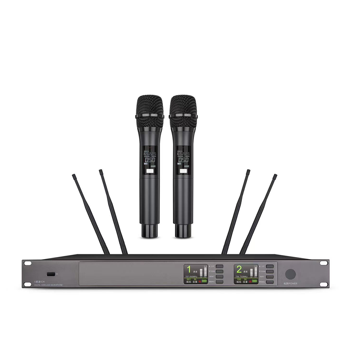 High-Fidelity UHF Wireless Microphone | True Diversity Signal Processing