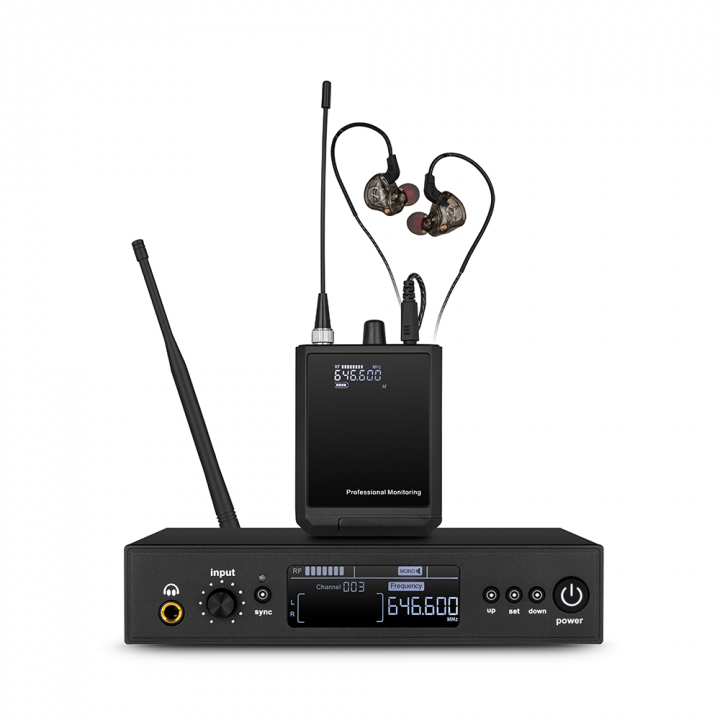 UHF Digital In-Ear Monitoring System | Clear Sound & Easy Setup